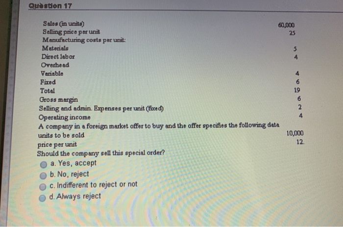 Solved Civen for ABC Comp, the cost structure as follows: TC | Chegg.com