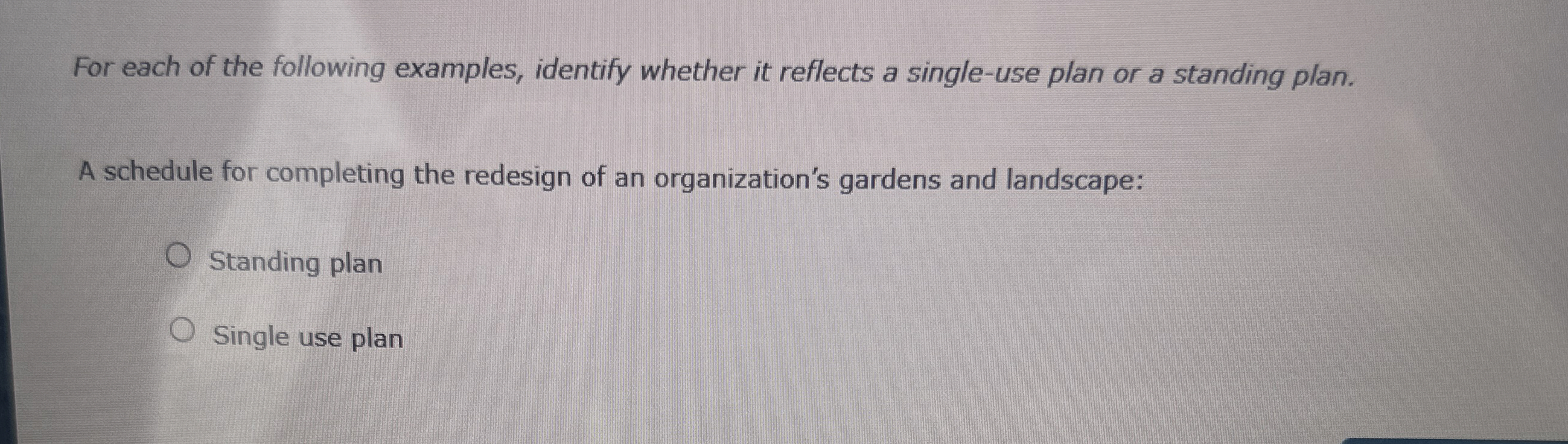 Solved For each of the following examples, identify whether | Chegg.com