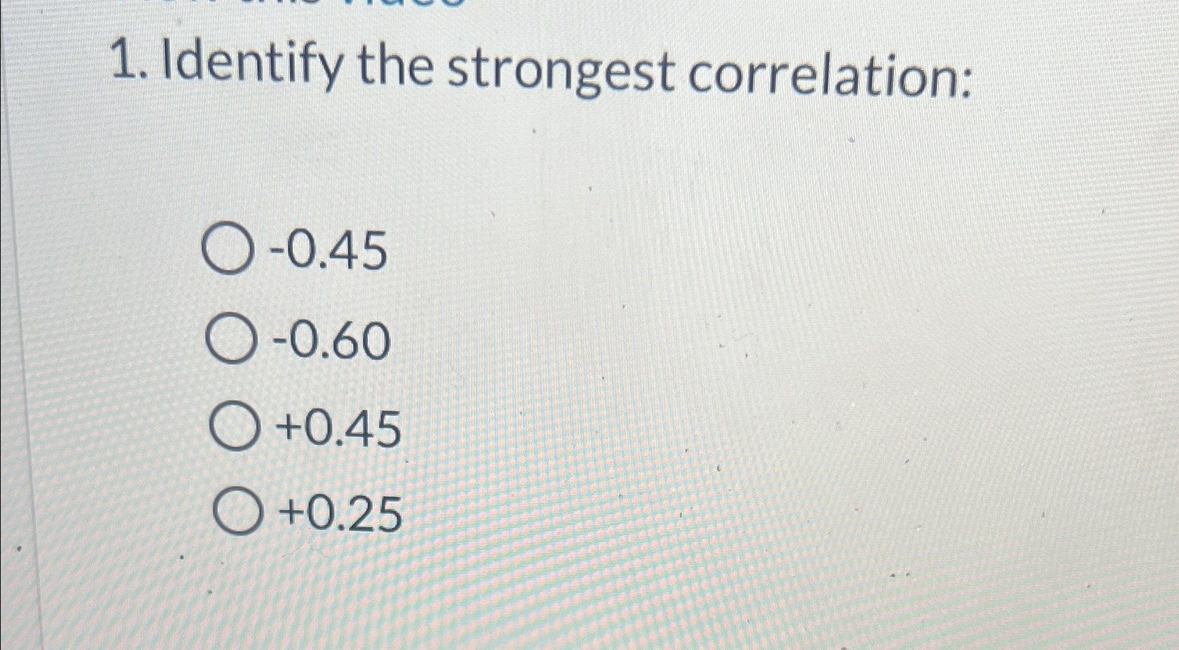 Solved Identify the strongest | Chegg.com