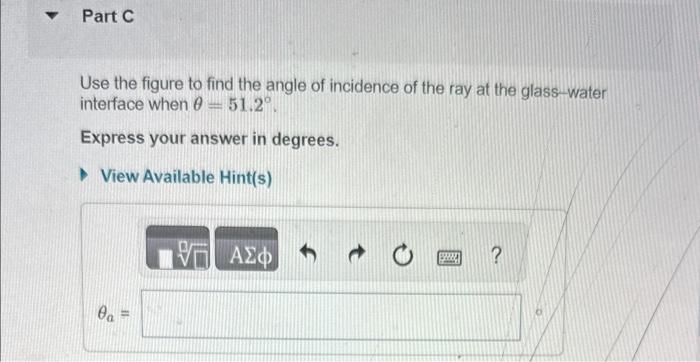 Solved In (Figure 1) shown a rectangular glass block that | Chegg.com