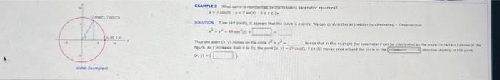 Solved (4,π)=x2+y2+4)+(x2(i)=EXAMPLE 2 What curve is | Chegg.com
