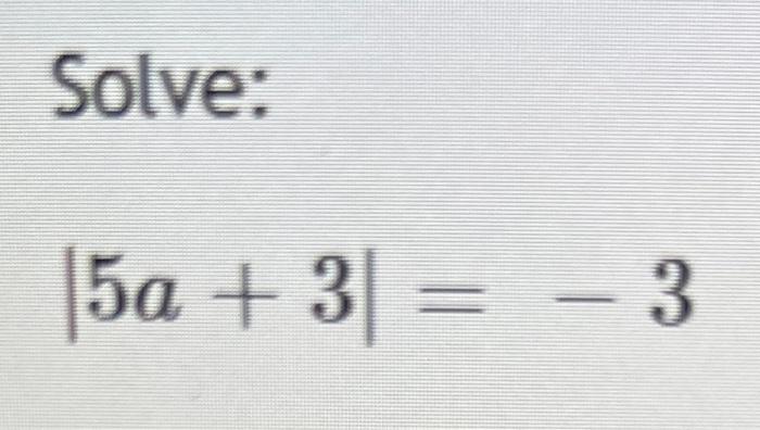 Solved Factor. 25z2−4=Solve: ∣5a+3∣=−3The expression | Chegg.com
