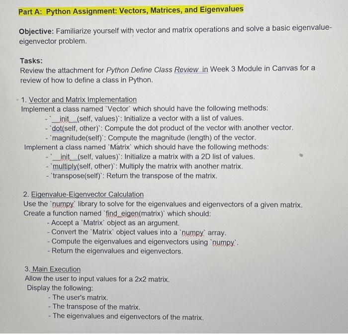 Solved Part 1 And Part 2 Should Be In Two Different Files 