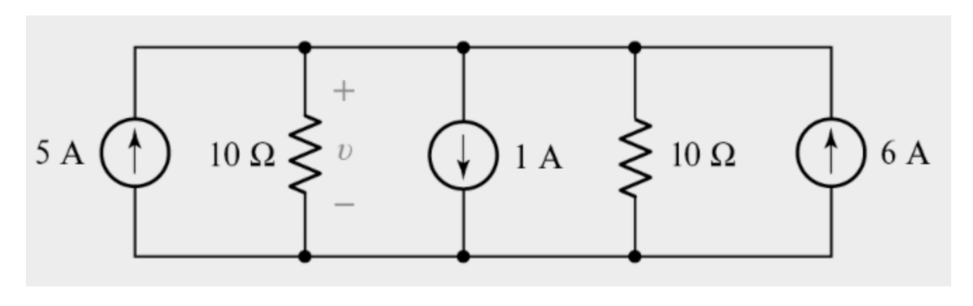 Solved Determine The Current Through The 10omega Resistor