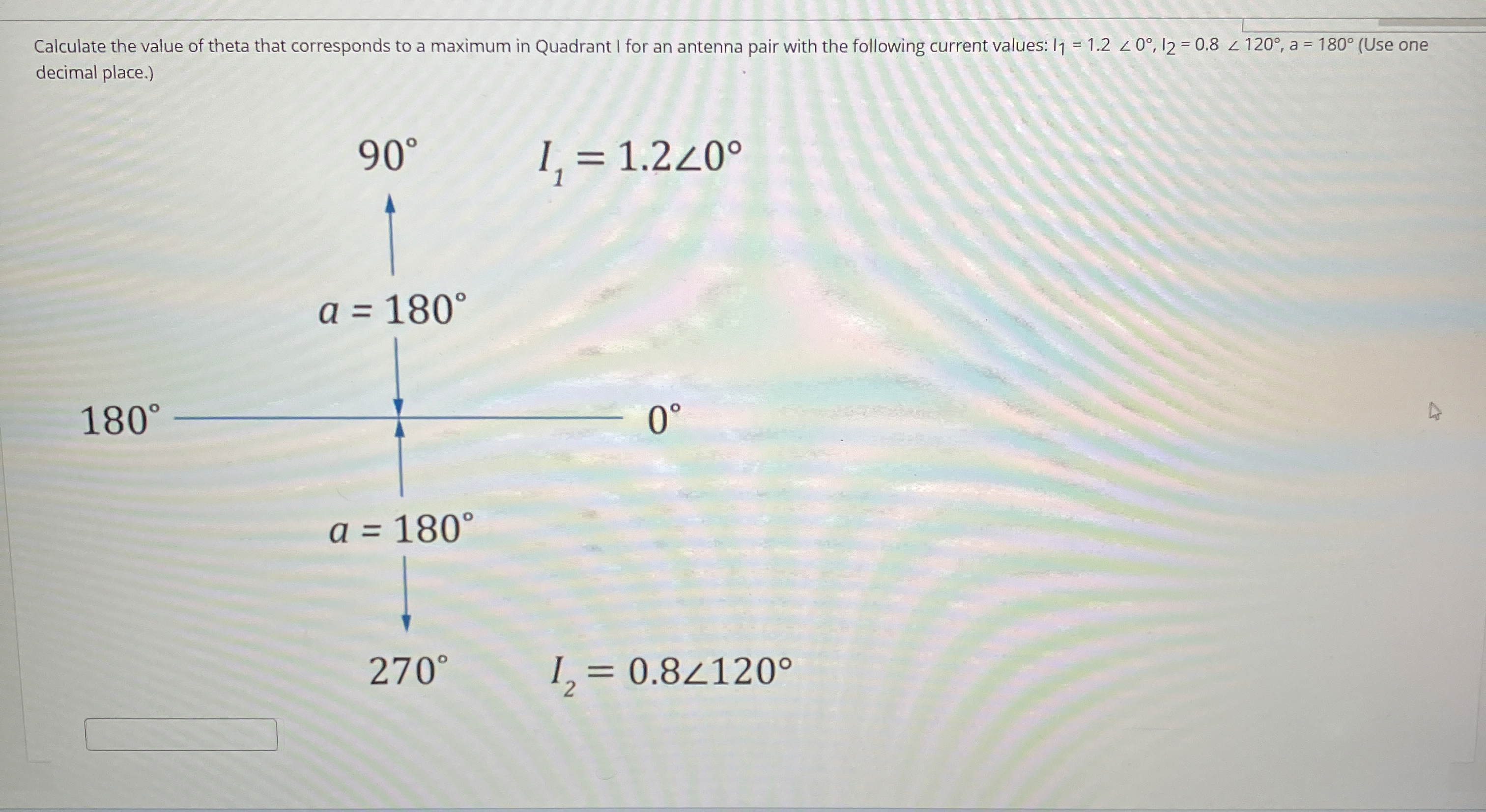 Solved Calculate the value of theta that corresponds to a | Chegg.com