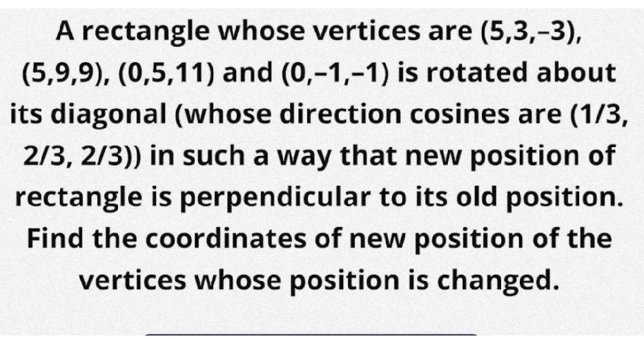 Solved A rectangle whose vertices are | Chegg.com