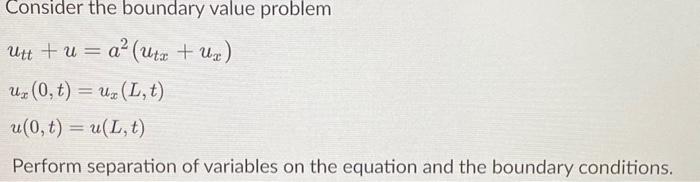 Solved Consider the boundary value problem | Chegg.com