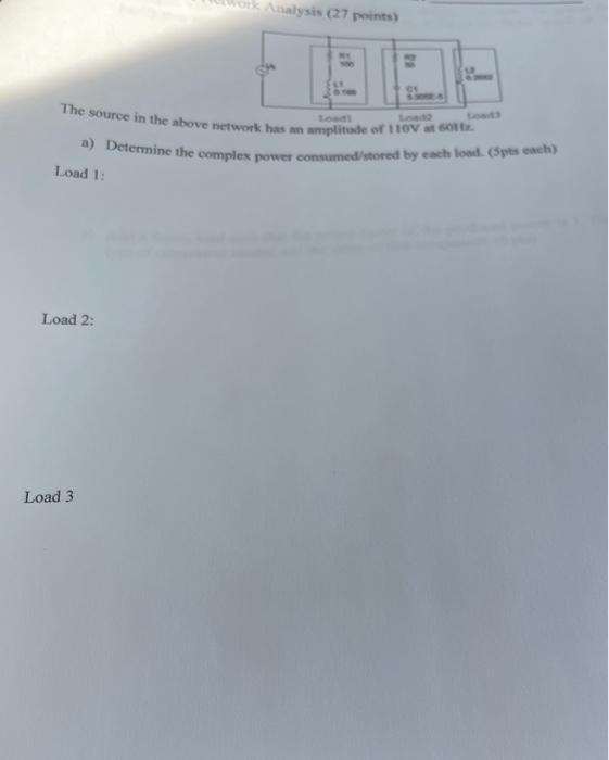 The source in the above netw. a) Determine the | Chegg.com