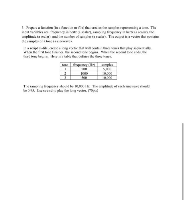 Solved 3 Prepare A Function In A Function M File That 1834