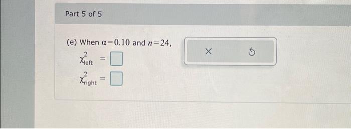 Solved Using \& The Chi-Square Distribution Table, find the | Chegg.com