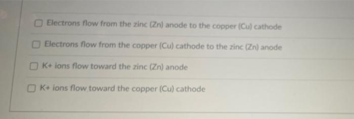 Solved Consider the voltaic cell shown below. Choose the | Chegg.com