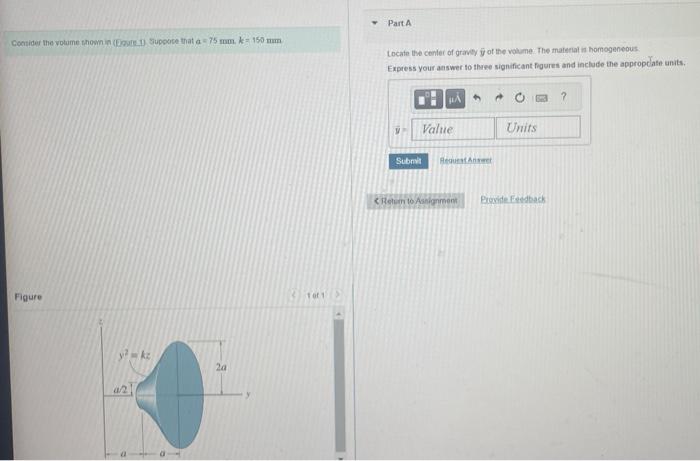 [Solved]: Consider the volume shown in (Figure 1). Suppose t