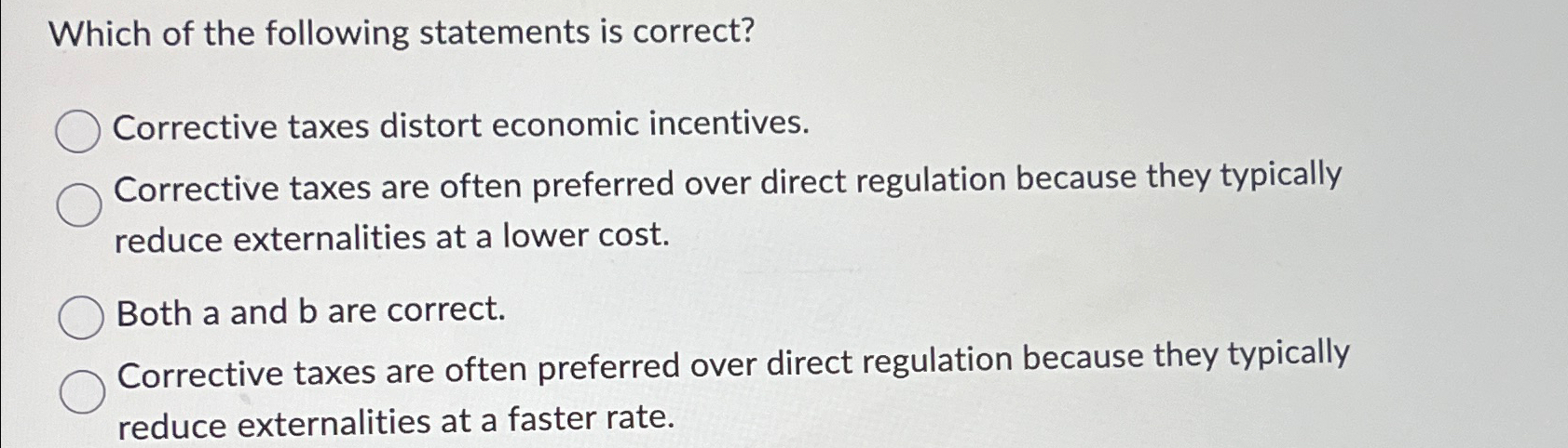 Solved Which of the following statements is | Chegg.com