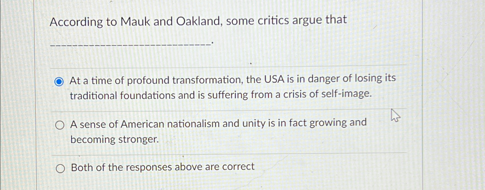 Solved According to Mauk and Oakland, some critics argue | Chegg.com