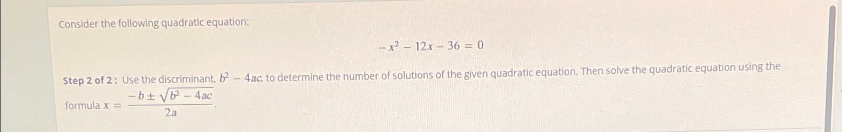 Solved Consider the following quadratic | Chegg.com