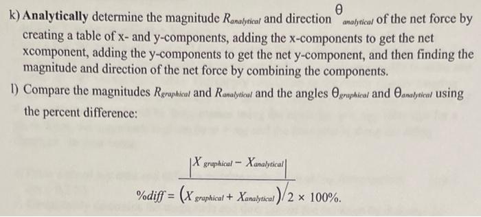 Part 1: Adding Two Perpendicular Vectors Insert a | Chegg.com