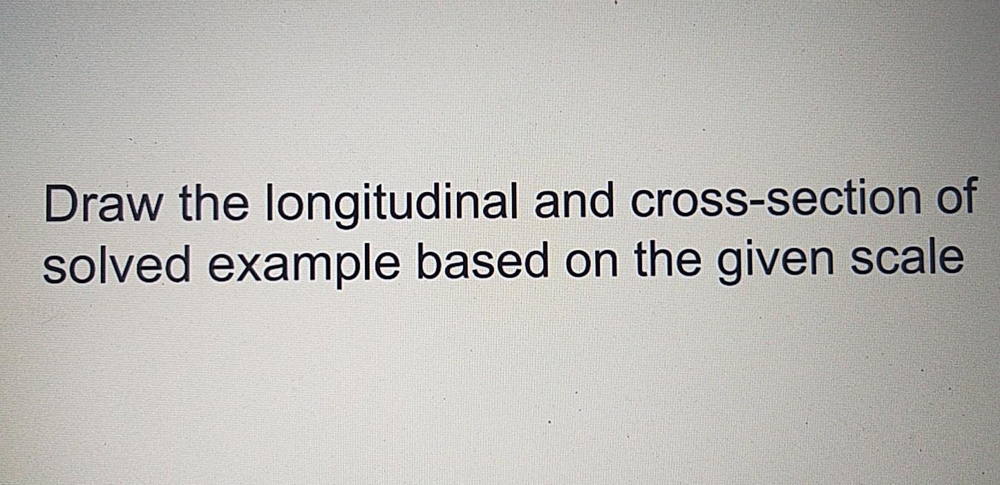 Solved Draw the longitudinal and cross-section of solved | Chegg.com