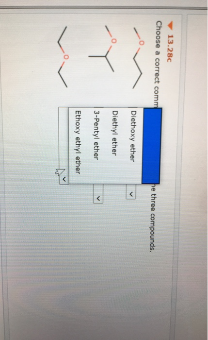 Solved Choose a correct common name for each of the three | Chegg.com