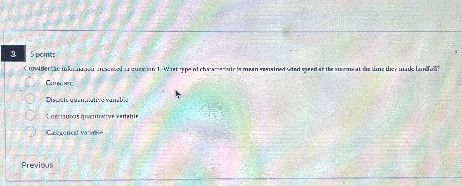 Solved 3 ﻿pointsConsider the information presented in | Chegg.com