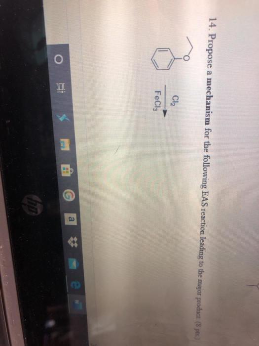 Solved 14. Propose a mechanism for the following EAS | Chegg.com