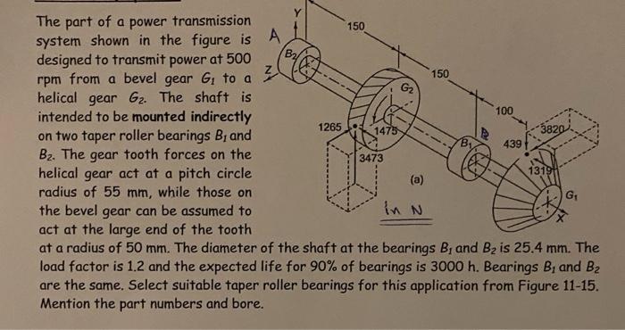 Solved The part of a power transmission system shown in the | Chegg.com