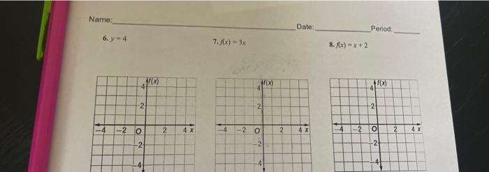 Solved Find The Inverse Of Each Function Then Graph The