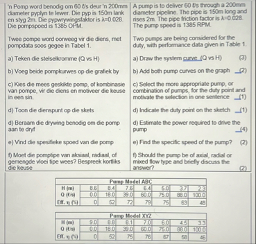n Pomp word benodig om 60 ﻿Us deur' n 200 ﻿mm | Chegg.com