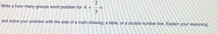 Solved Write a how-many-groups word problem for 4÷32= and | Chegg.com