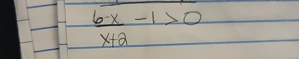 Solved 6-xx+2-1>0 | Chegg.com