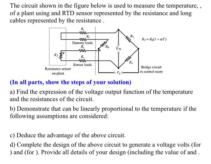 The circuit shown in the figure below is used to | Chegg.com