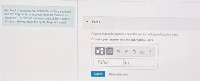 Solved An object at rest on a flat, horizontal surface | Chegg.com