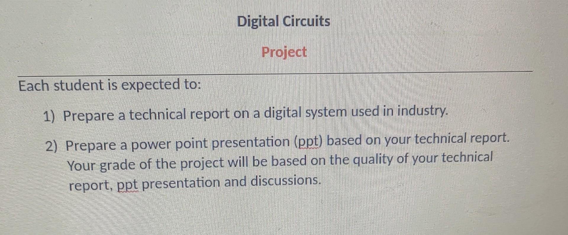 Solved around a page or so on a digital system that is used | Chegg.com