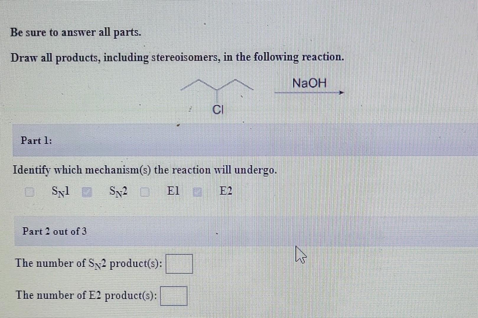 Solved Be sure to answer all parts. Draw all products, | Chegg.com