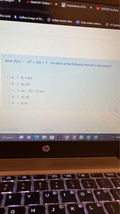 Solved Given f(x)=3x−42x+1 Then evaluate (f−1)′(1)= ? | Chegg.com