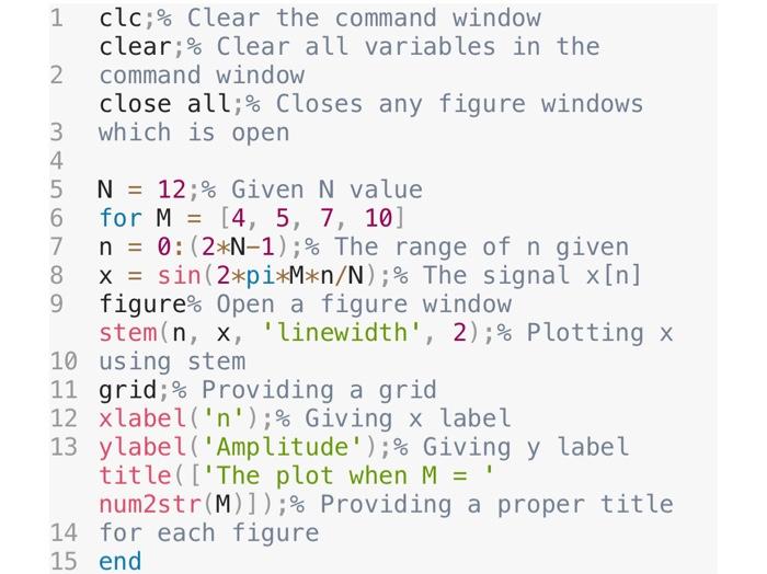 Solved signal and system mathlab i have get this answer from | Chegg.com