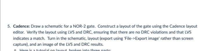 Solved Hi, I want help my work in Cadence, please do if you | Chegg.com