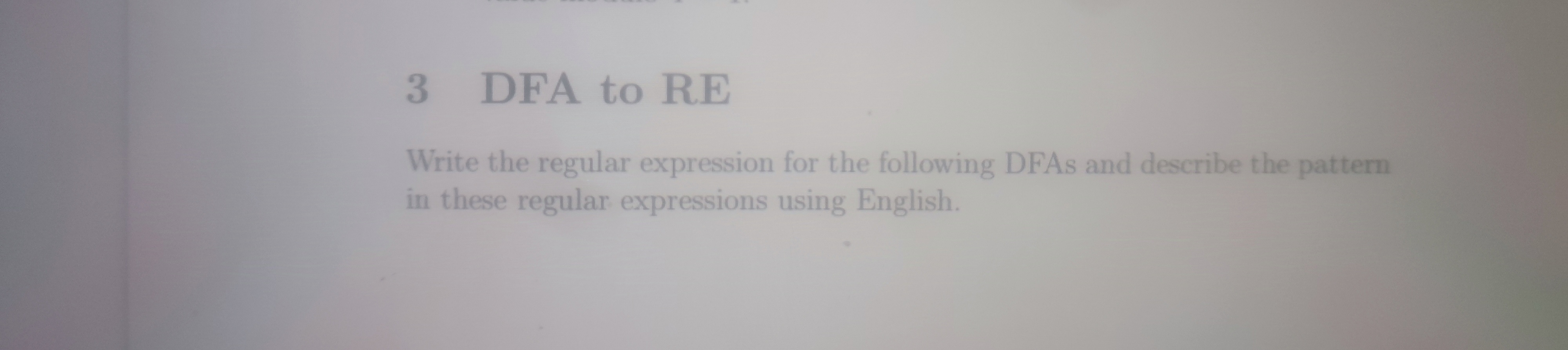 Solved Figure 1: The First DFAFigure 2: The Second DFA 3 | Chegg.com