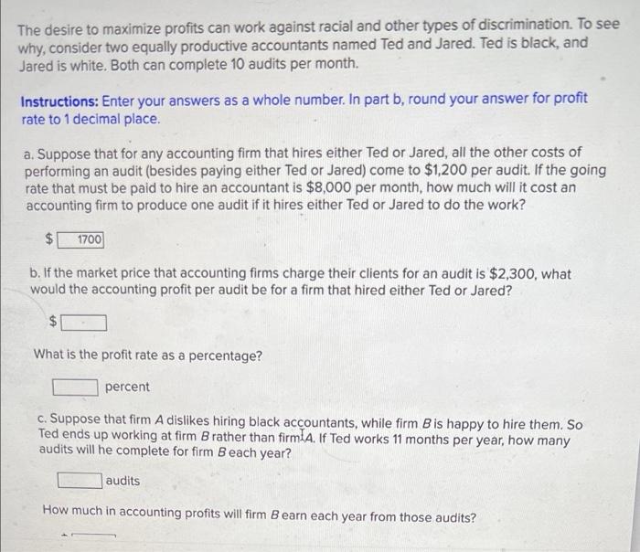 Solved The desire to maximize profits can work against | Chegg.com
