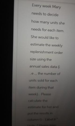 Solved Every week Mary needs to decide how many units she | Chegg.com