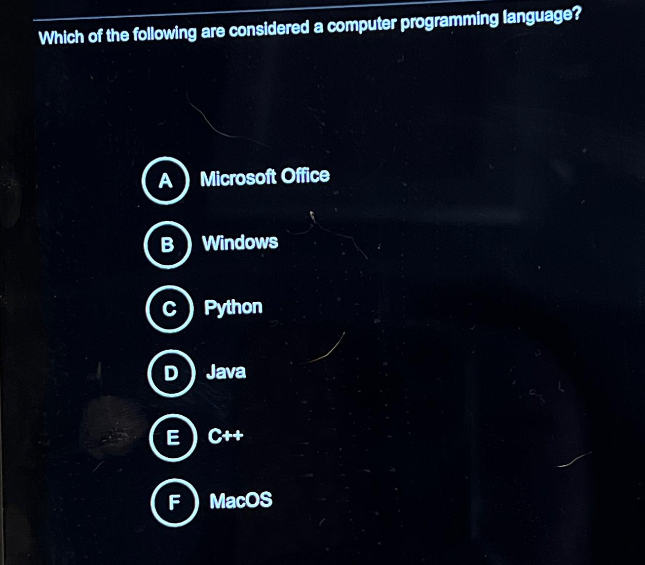 Solved Which of the following are considered a computer | Chegg.com