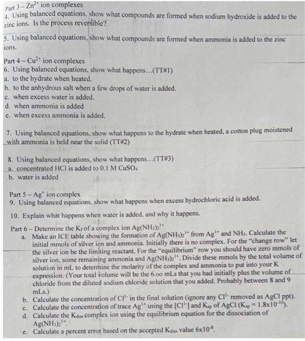 ive included part 4 5 and 6 i want ALL parts answered | Chegg.com