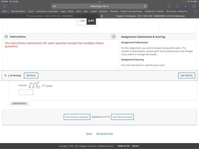 Solved Instructions A Assignment Submission \& Scoring You | Chegg.com