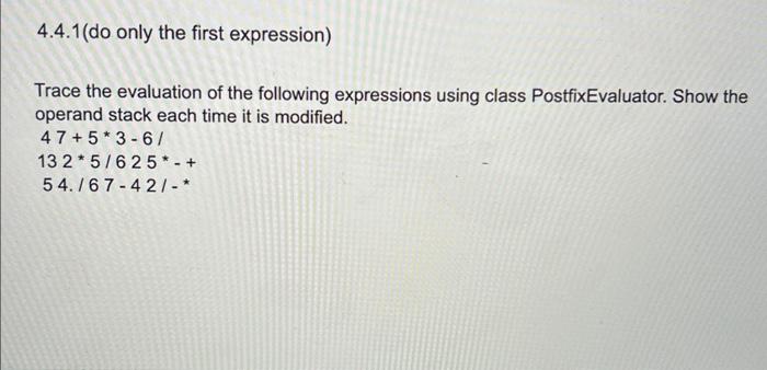 Solved Trace the evaluation of the following expressions | Chegg.com