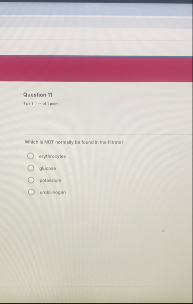 Solved Question 111 ﻿part -- ﻿of 1 ﻿pointWhich is NOT | Chegg.com