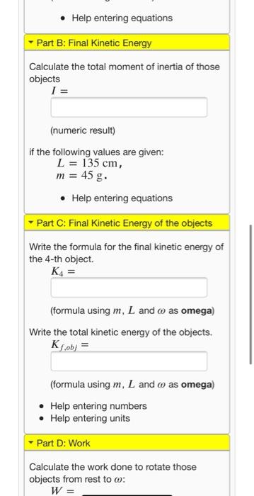 Solved 0,= 0 5 point-like objects with mass, m, are arranged | Chegg.com