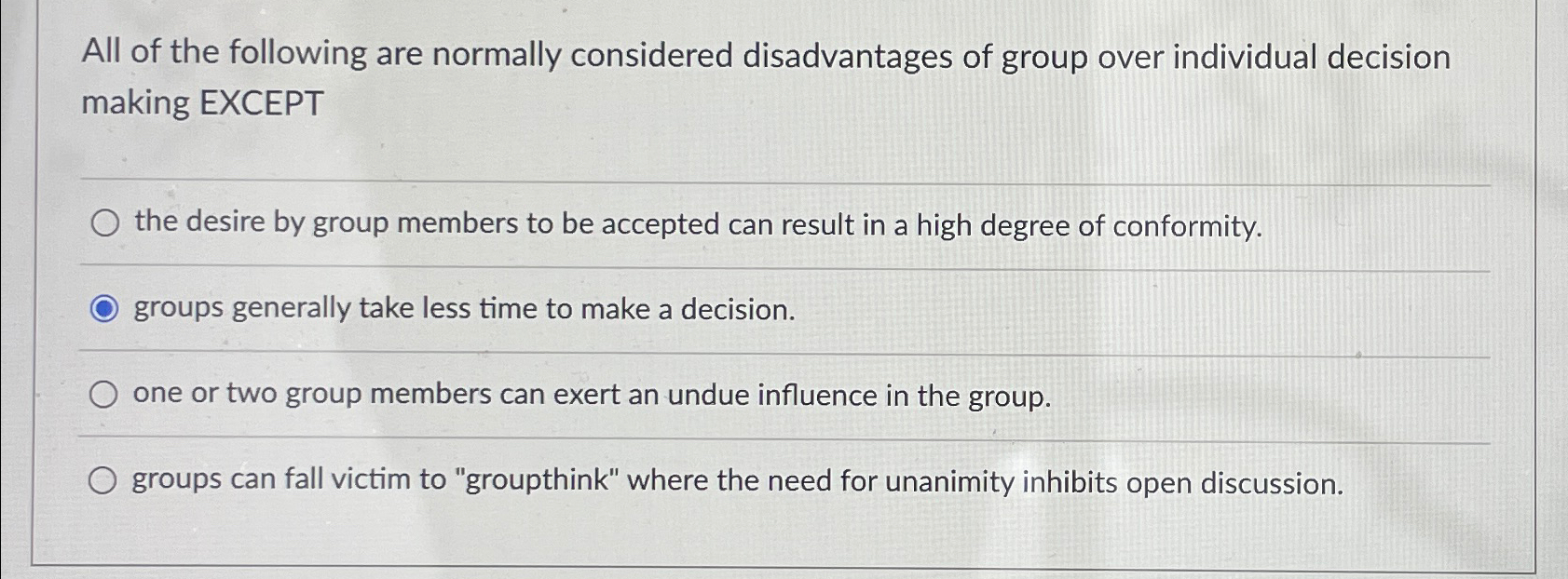 Solved All of the following are normally considered | Chegg.com
