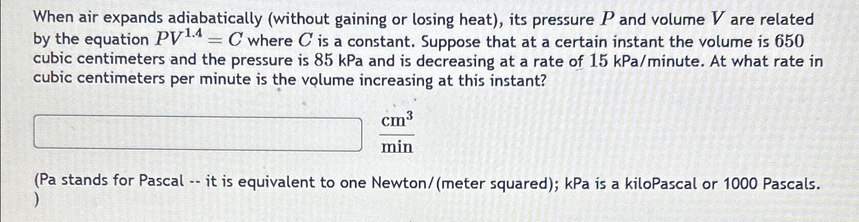Solved When air expands adiabatically (without gaining or | Chegg.com