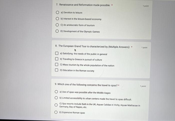 Solved please answer the following questions 1 to 10 please | Chegg.com