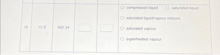 Solved Use the property tables (the appendices from Moran \& | Chegg.com