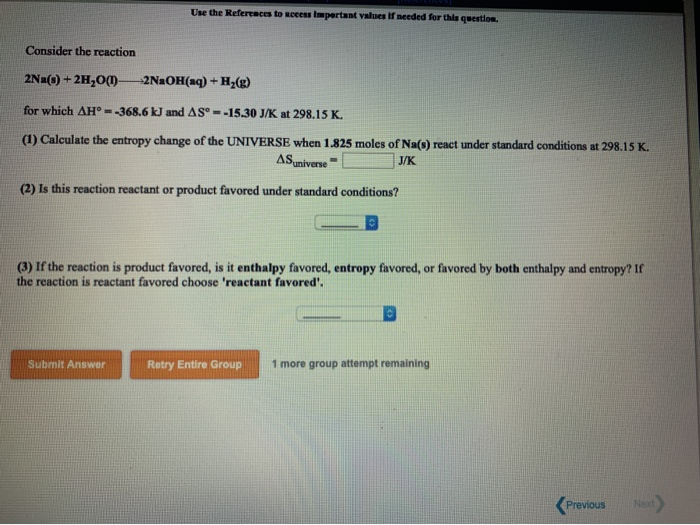 Solved Use the References to Recess important values if | Chegg.com